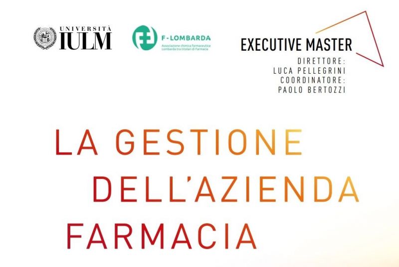 GESTIONE DELLA FARMACIA - Master - AGIFAR - Associazione Giovani ...